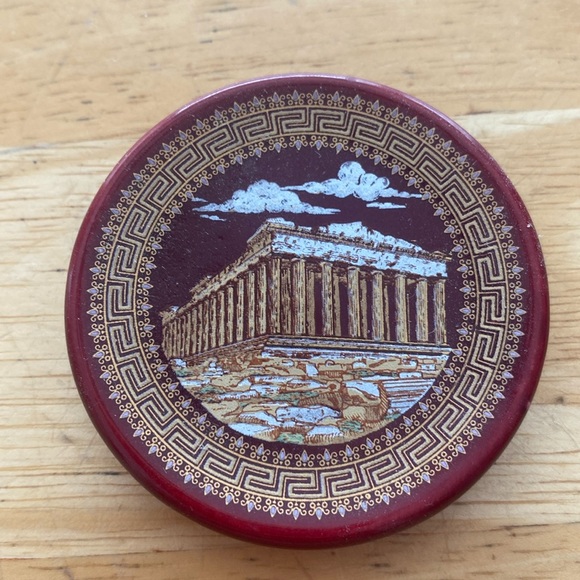Accents | Vintage Greek Small Parthenon Plate With Magnet About 2 ...
